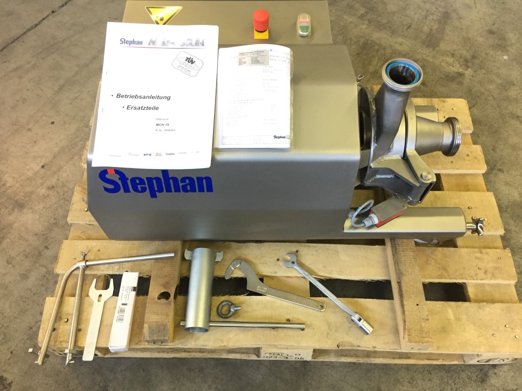 Durchlaufkutter “Stephan”, microcutter Typ MCH 15